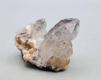 238 G Rare Double Terminated Red Hematite Quartz Elestial Crystal ...