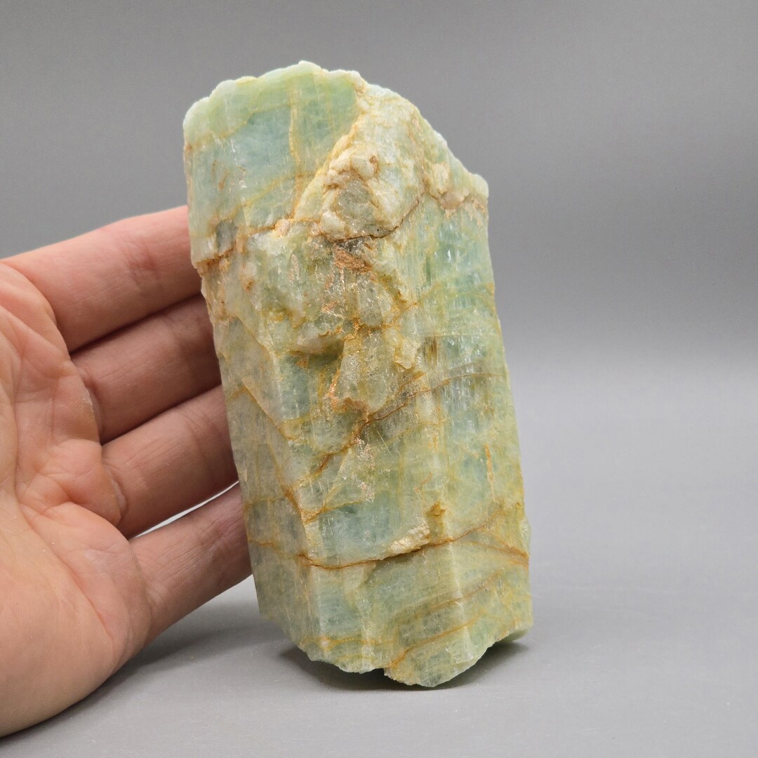 Aquamarine Beryl – Compact Hexagonal Crystal From Nasarawa-egon ...