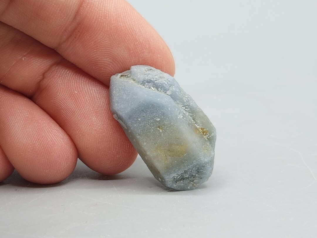 Rare DT Blue Riebekite Amphibole Quartz, Blue Angel Hair Phantom Quartz ...