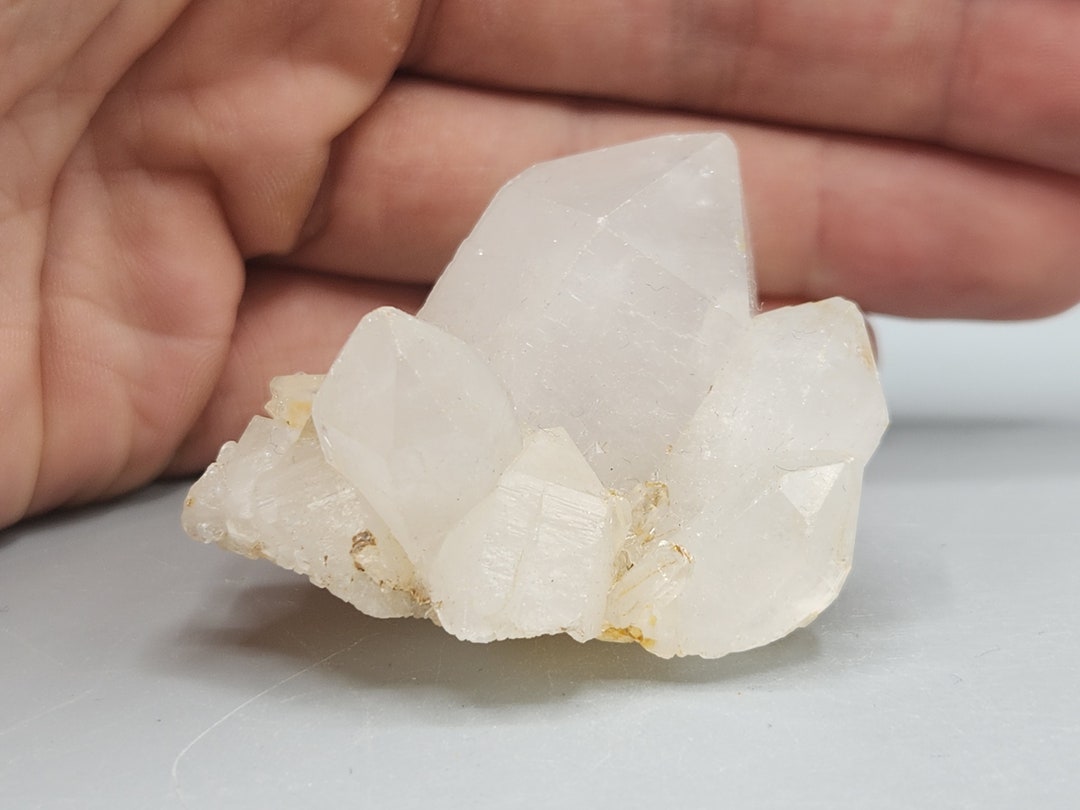 Unusual Double Terminated White Quartz Cluster (milky Quartz) - Etsy