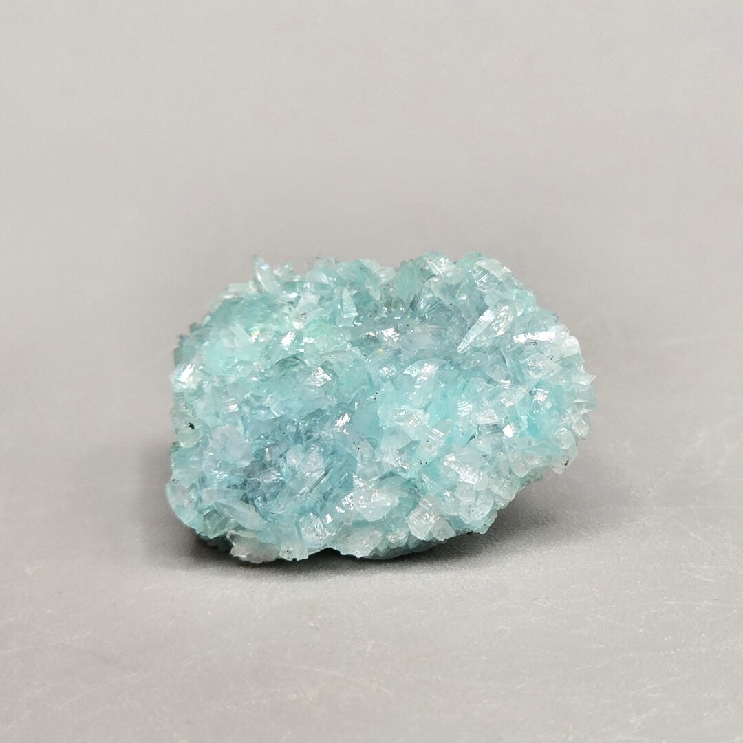 Crystallized Borcarite on Matrix – Electric Blue From San Bartolo Mine ...