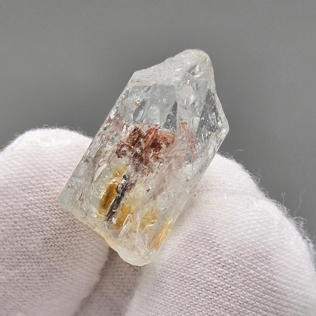 Topaz With Goethite & Limonite Inclusions – Honey and Reddish Internal ...
