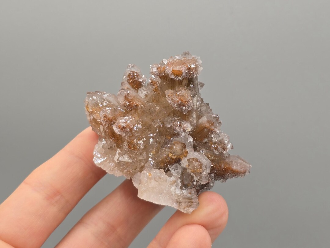 Golden Phantom Quartz Cluster From Mexico - Etsy