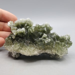 Green Skeletal Halite Crystals With Tolbachite - Etsy