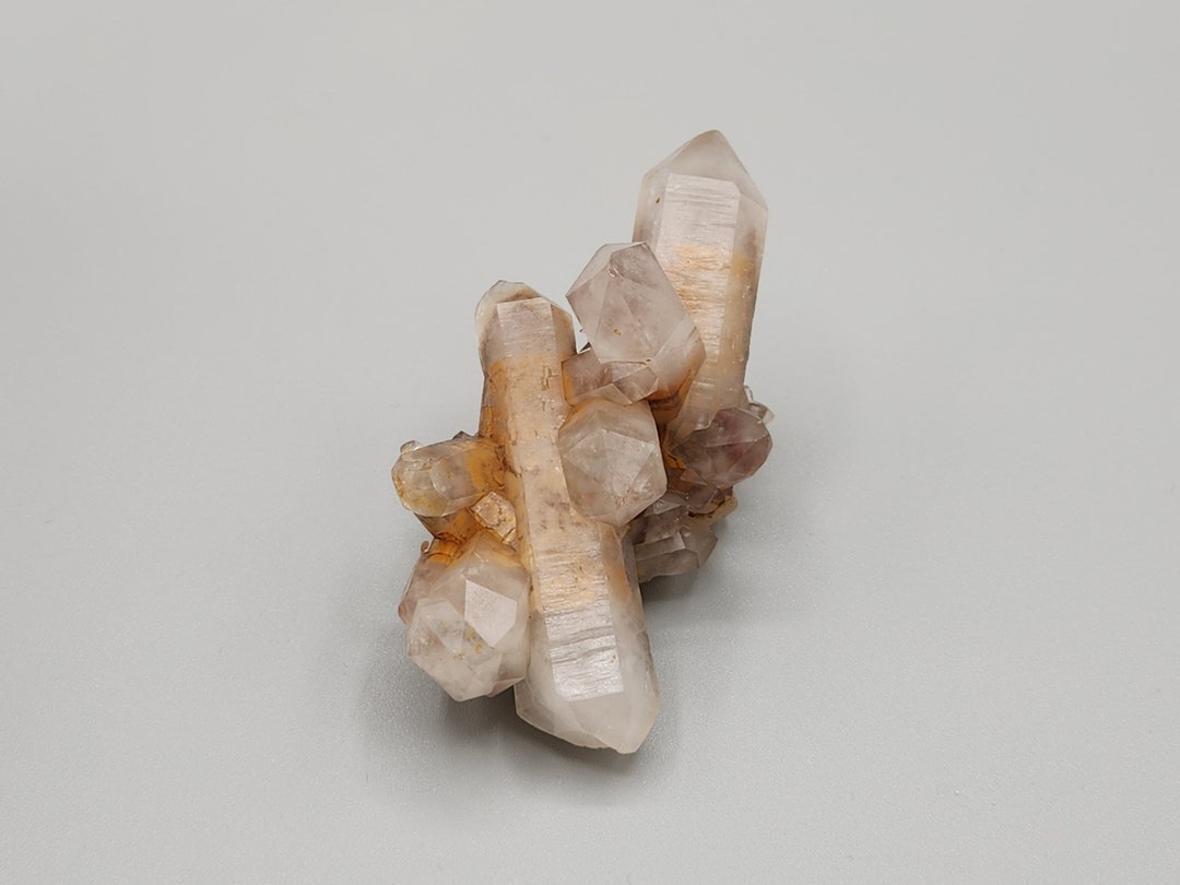 Rare Yellow Colloidal Goethite-banded Quartz Cluster – Wario Pocket ...