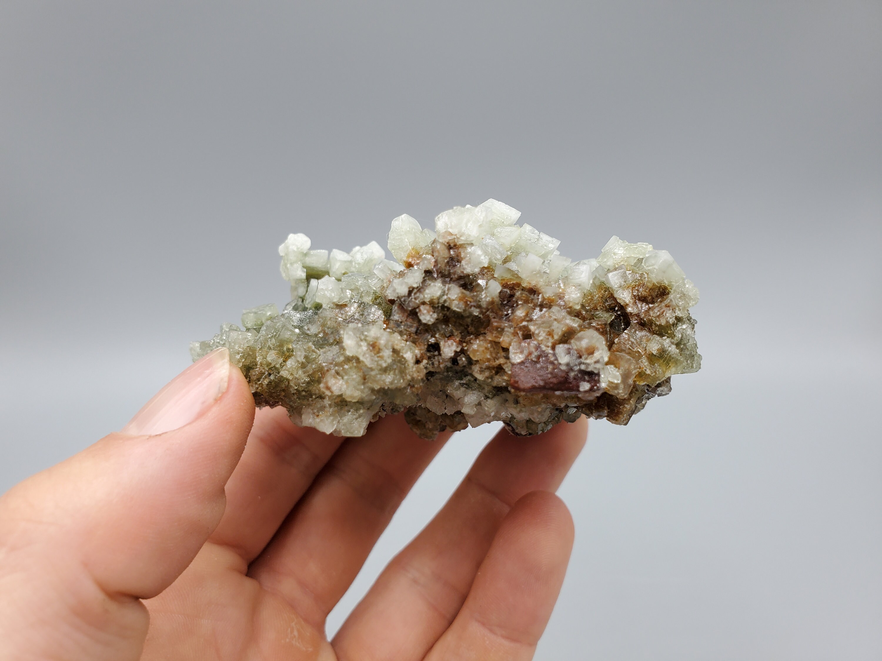 Green Skeletal Halite Crystals With Tolbachite - Etsy