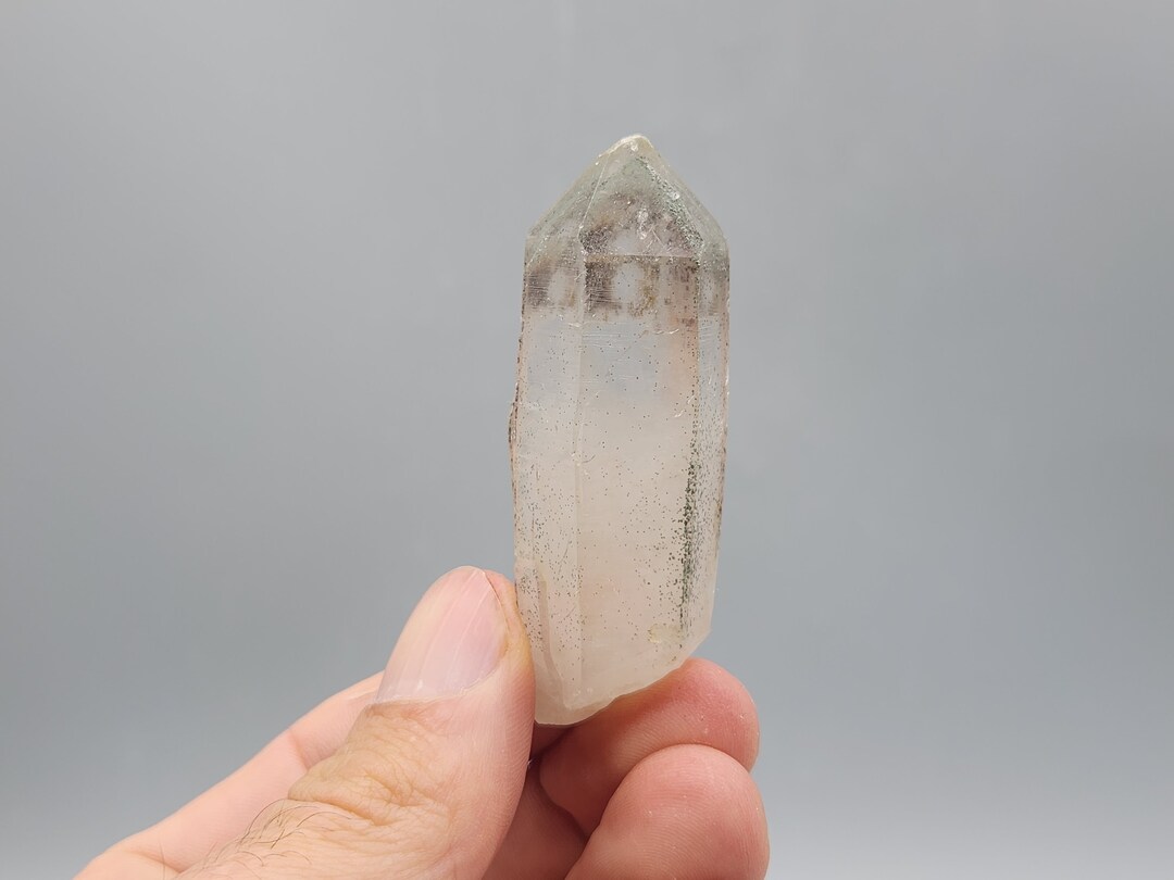 Rare Clear Phantom Quartz With Chlorite Inclusion - Etsy
