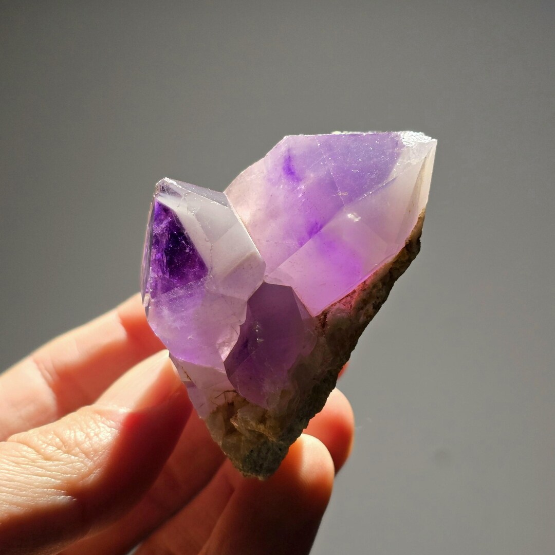 Amethyst Quartz Cluster With Deep Violet Zoning – Taraba, Nigeria - Etsy