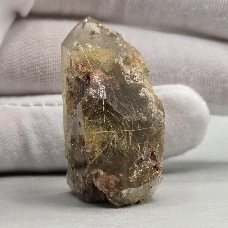 Golden Rutile Quartz – High-density Rutile Inclusions in Partially ...