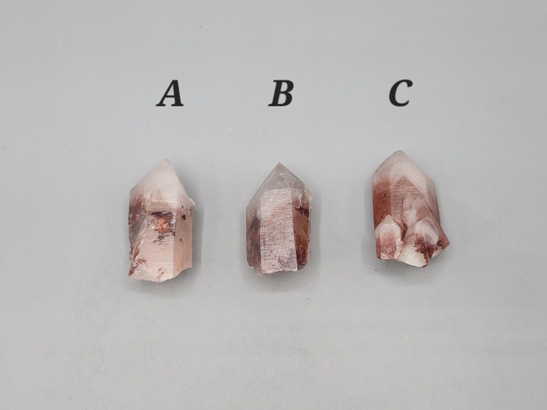 Rare Red Hematite Quartz Point With Fine Overgrowth – Nigeria - Etsy