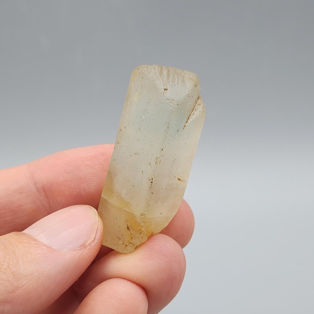 Alluvial Golden Topaz | Natural Untreated Topaz Crystal From Bauchi ...
