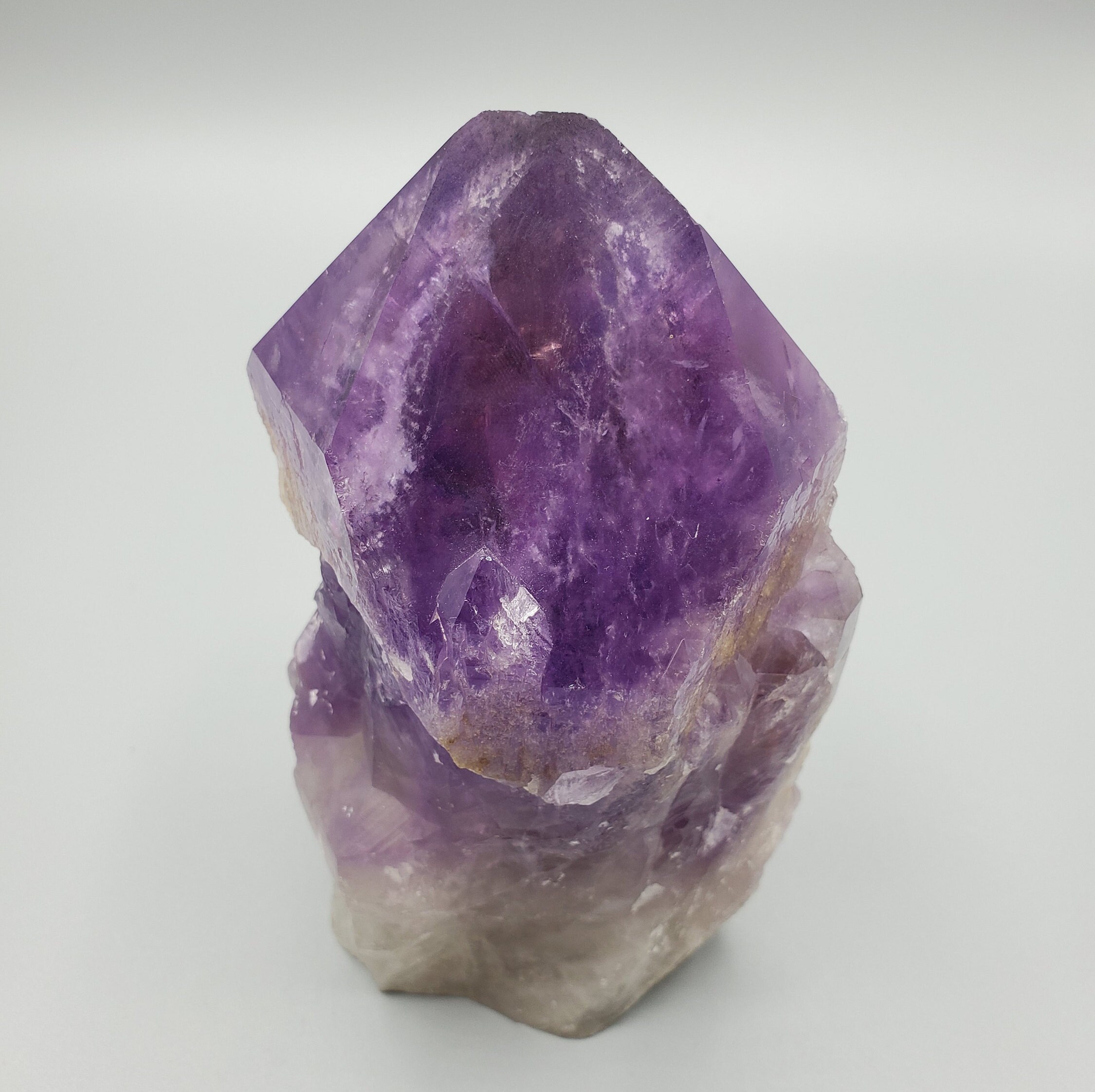 Deep Violet Amethyst Crystal Point from Bolivia 1200 grams | Etsy