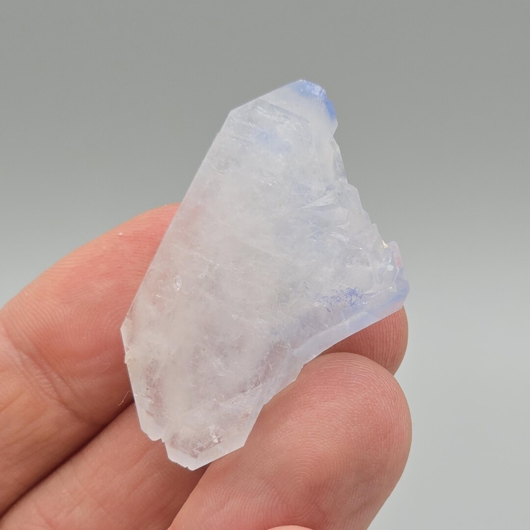 Rare Double-terminated Tabular Quartz With Dumortierite Inclusions From ...