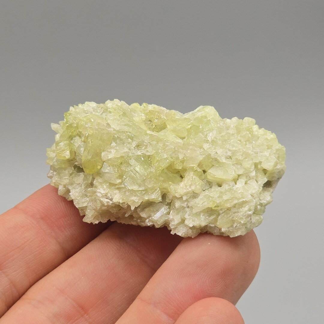 Vesuvianite Cluster With Sharp Yellow-green Crystals – Jeffrey Mine ...