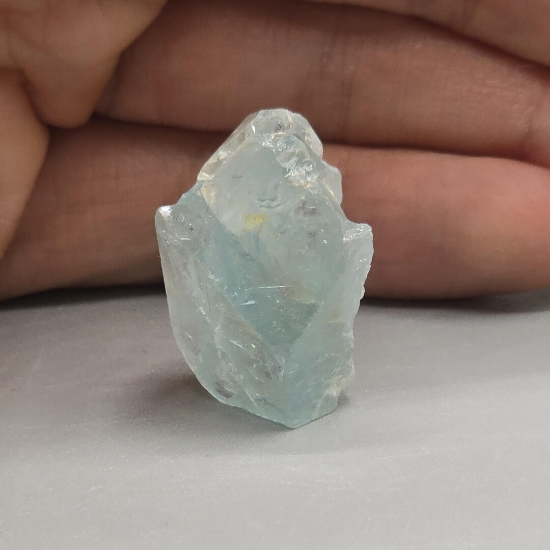 Rare Healed Blue Topaz With Natural Fracture Lines From Nigeria - Etsy