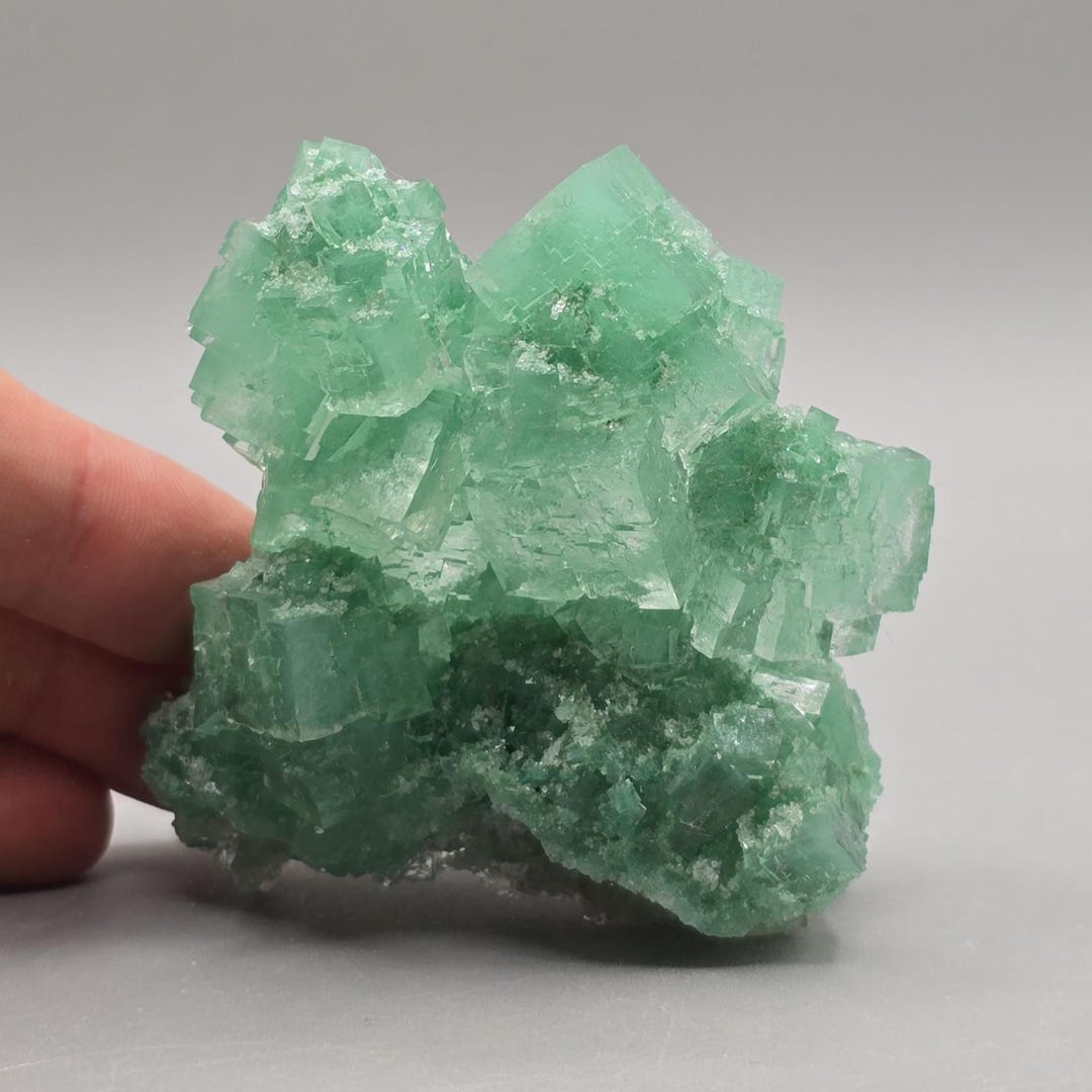 Green Halite With Atacamite and Paratacamite - 164g Specimen From Lubin ...