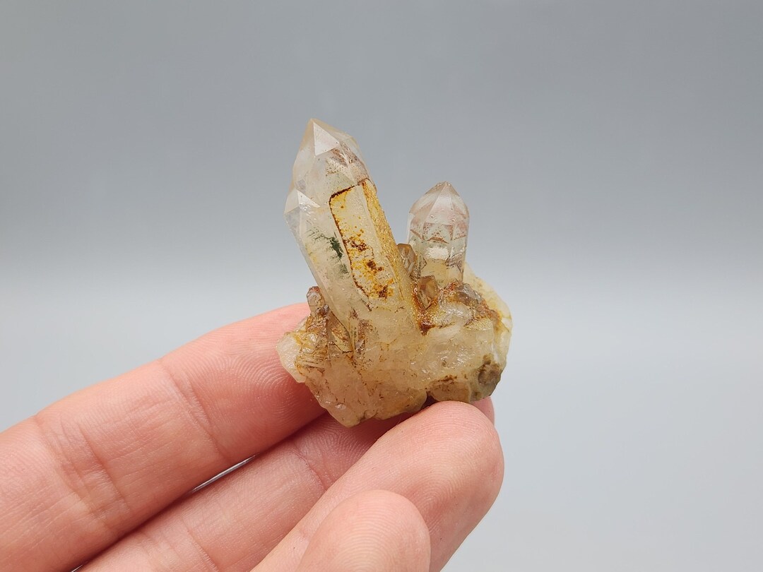 Rare Yellow Colloidal Goethite-banded Quartz – Wario Pocket Nigeria - Etsy