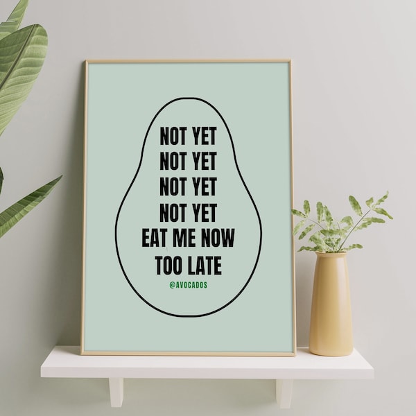 Not yet Eat Me Now - Etsy