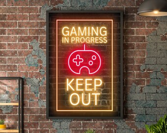 Cool Gaming Poster Printable Video Game Wall Art Digital - Etsy