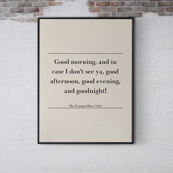 Famous Show Quote - Etsy