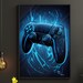 Game Controller Poster, Printable Video Game Wall Art, Gaming Room ...