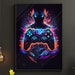 Gaming Console Poster, Printable Video Game Wall Art, Digital Video ...