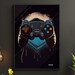 Cool Gaming Controller Poster Printable Video Game Wall Art, Digital ...