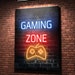 Set of 3 Neon Gaming Wall Poster, Digital Print Wall Art, Game Room ...