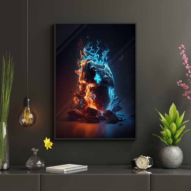 Set of 9 Cool Gaming Posters Video Game Print Printable - Etsy