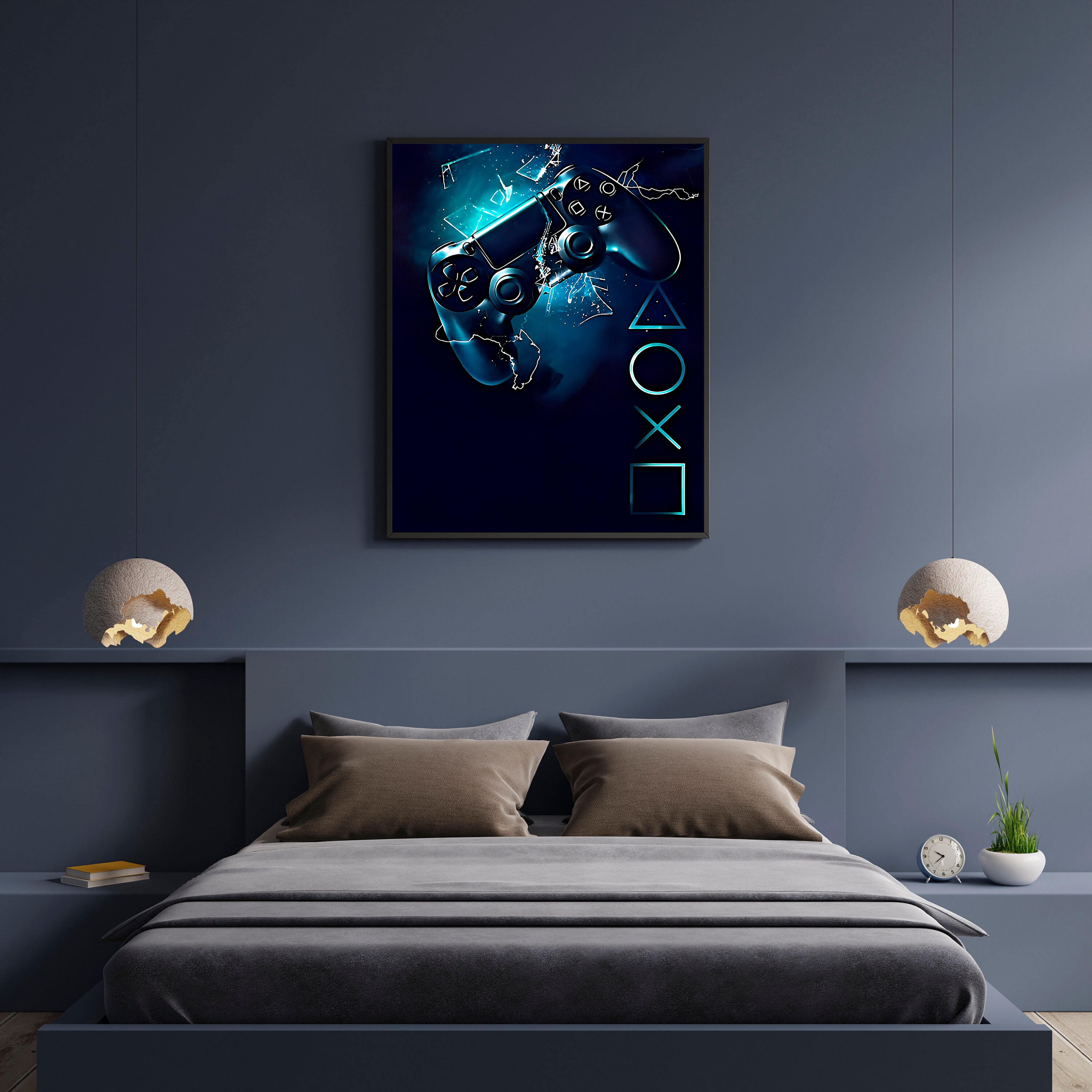 Gaming Poster, Printable Video Game Wall Art, Gaming Room Decor, Teen ...