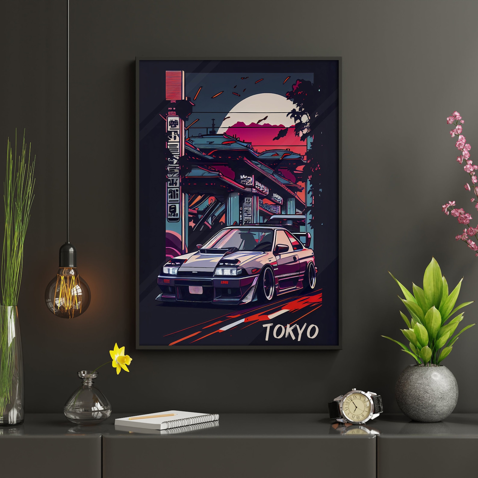 JDM Poster Print, Tokyo Street Car Poster, Printable JDM Wall Art, JDM ...