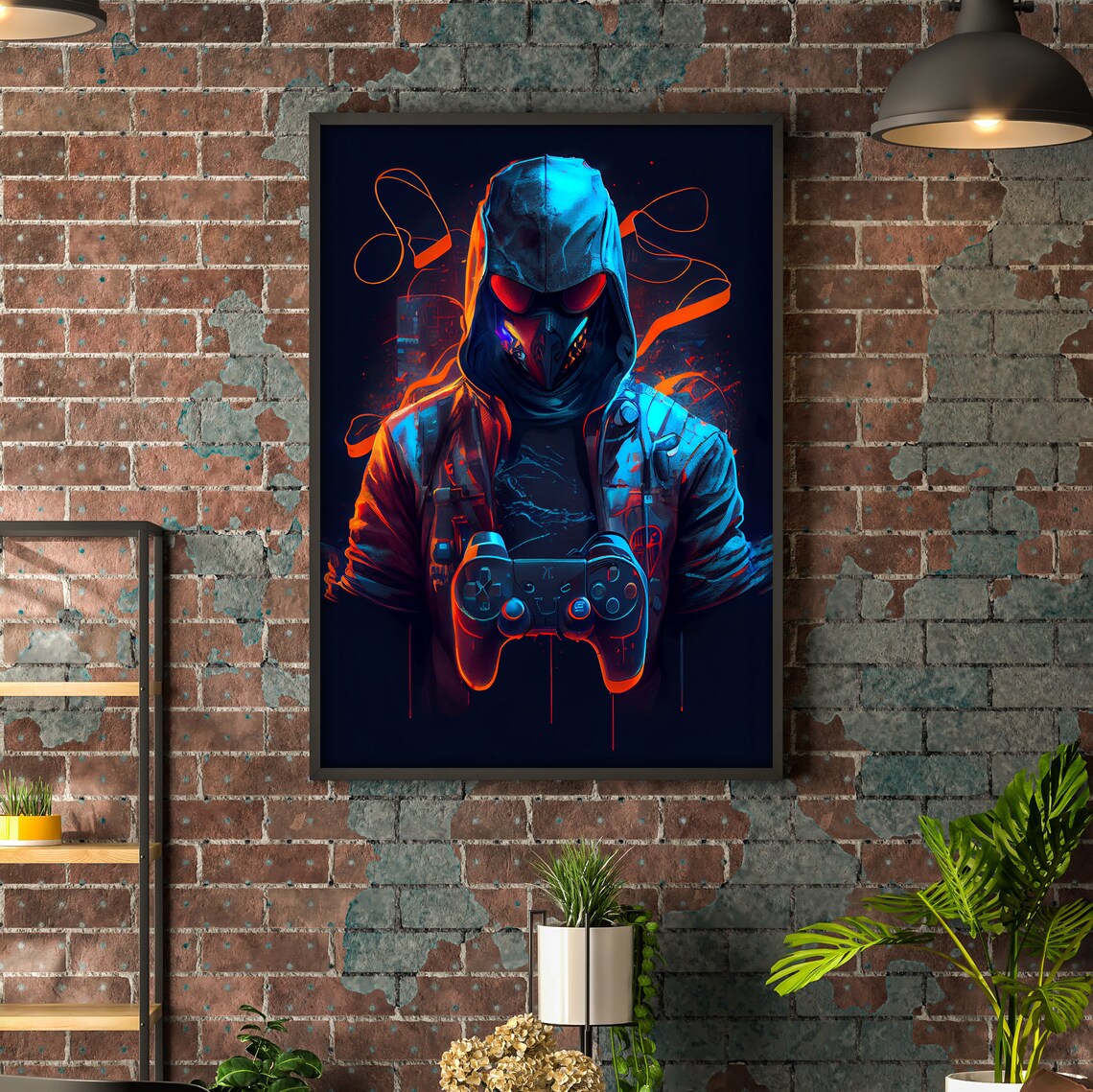 Gaming Design Poster Boys Room Decor Print Game Wall Art Teen Gaming ...