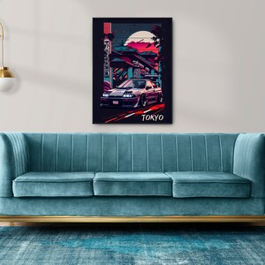 JDM Poster Print, Tokyo Street Car Poster, Printable JDM Wall Art, JDM ...
