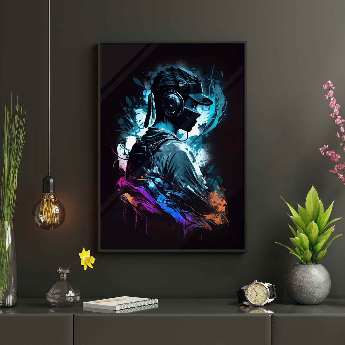 Gaming Console Poster, Printable Video Game Wall Art, Digital Video ...