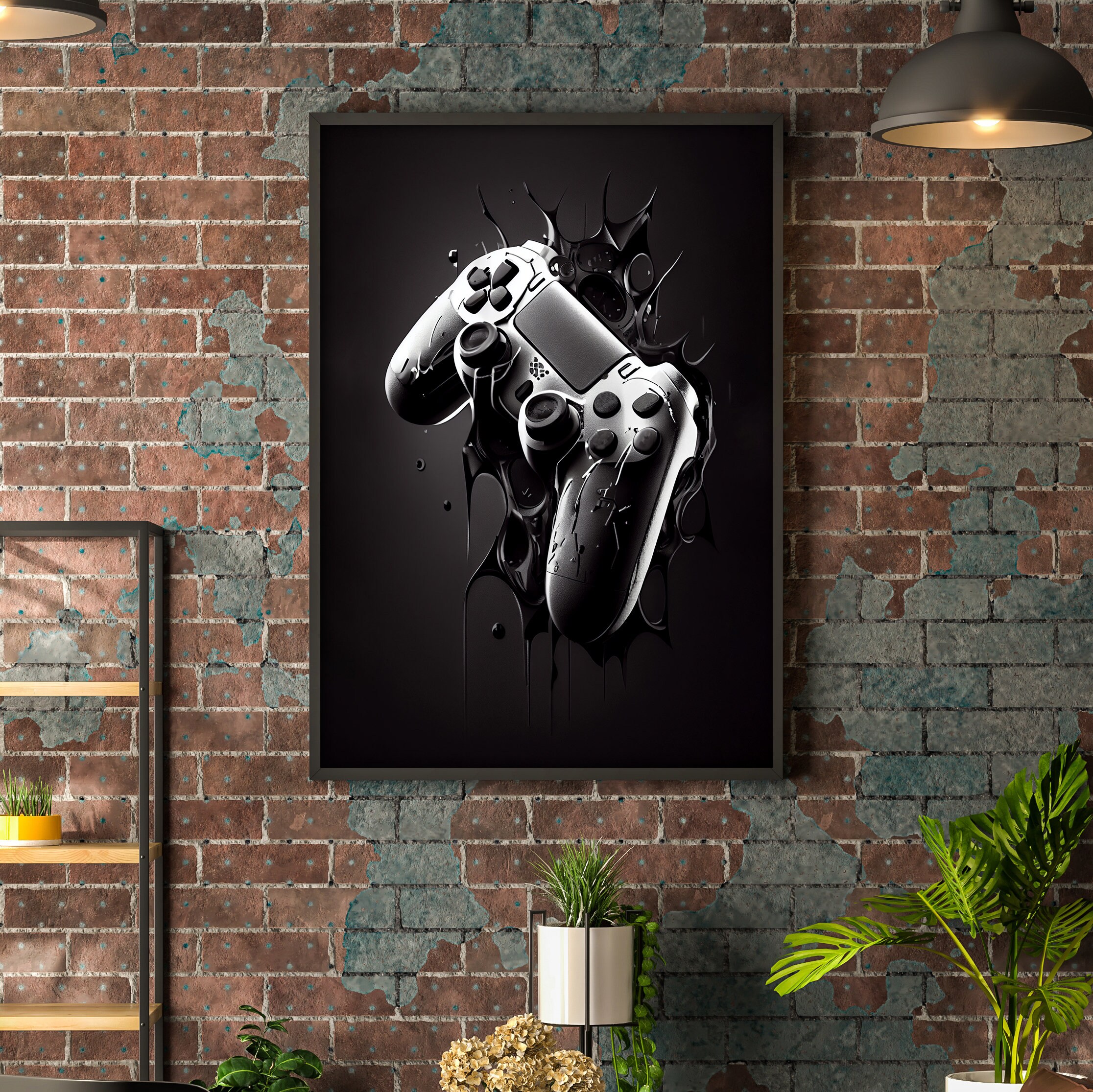 Cool Gaming Poster, Printable Video Game Wall Art, Digital Video Game ...