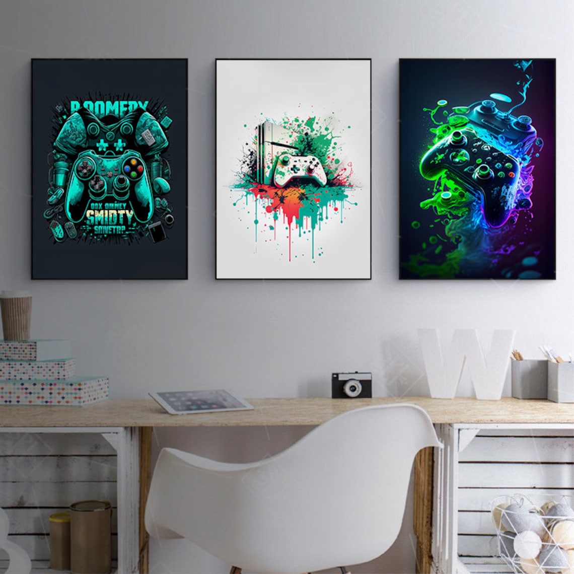 Set of 9 Cool Gaming Posters Video Game Print Printable - Etsy