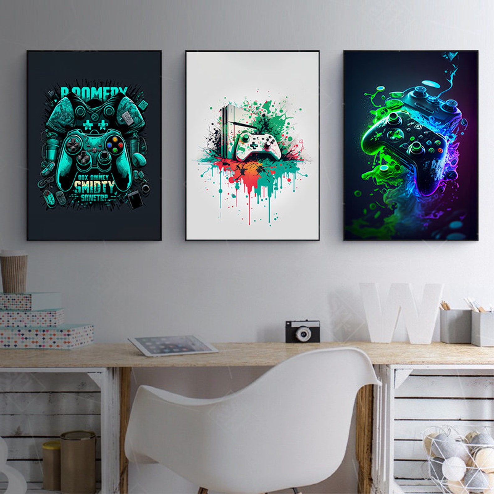 Set of 9 Cool Gaming Posters Video Game Print Printable - Etsy