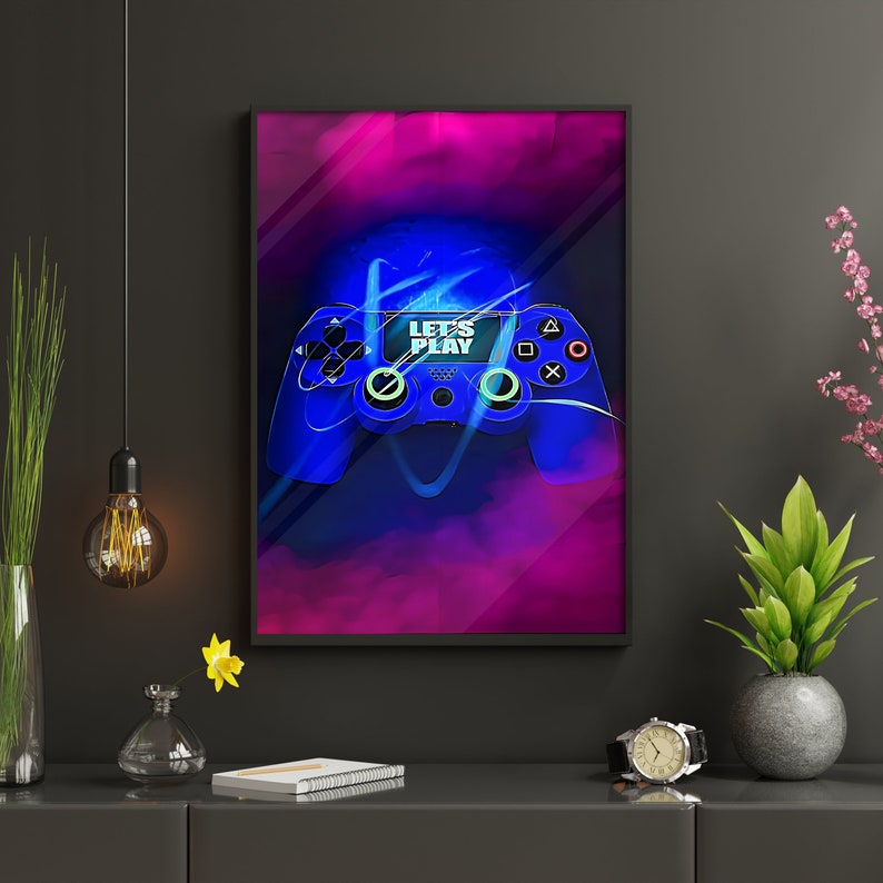 Video Game Console Poster Printable Gaming Wall Art Digital - Etsy ...
