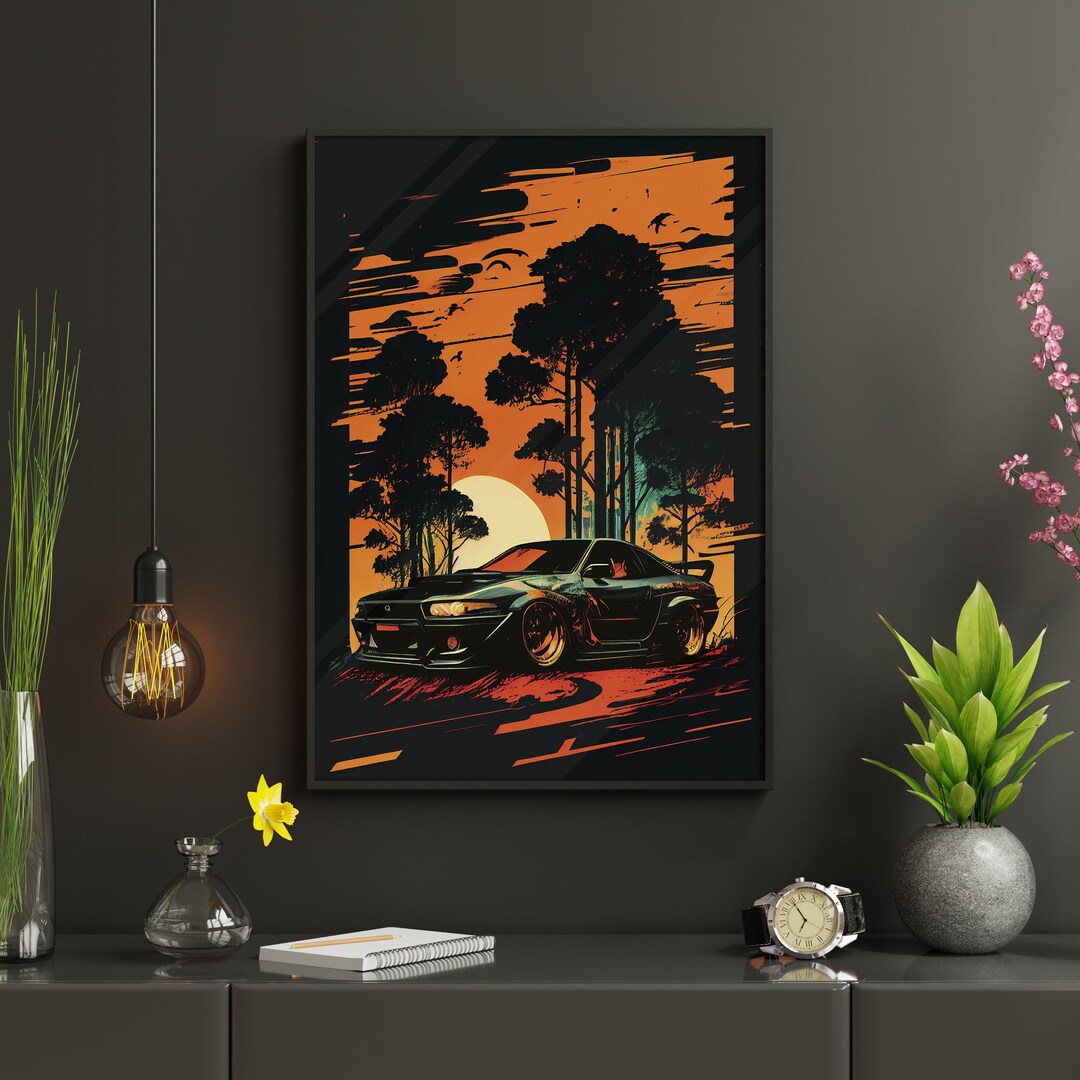 JDM Poster Print, Tokyo Street Car Poster, Printable JDM Wall Art, JDM ...