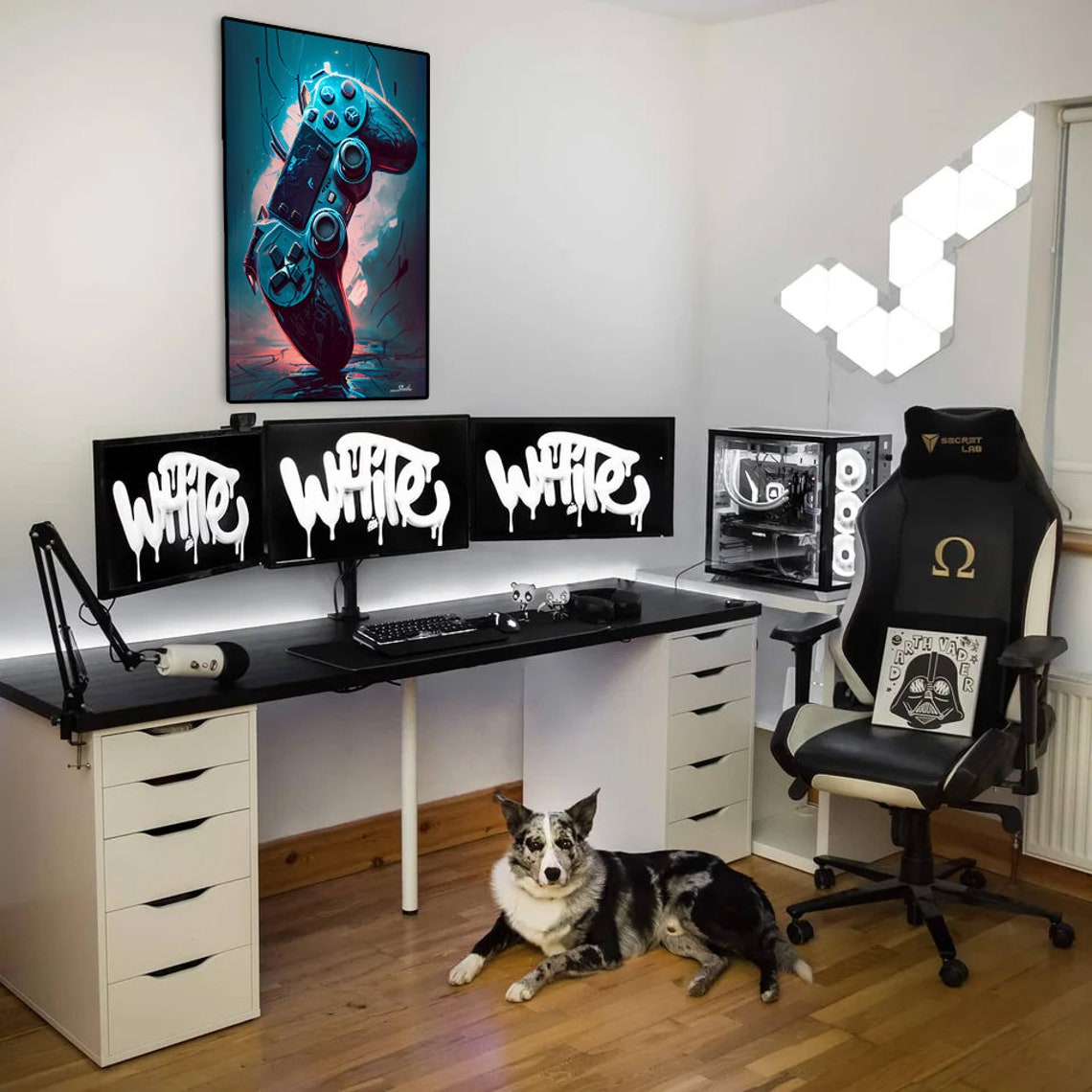 Gaming Console Poster, Printable Video Game Wall Art, Digital Video ...