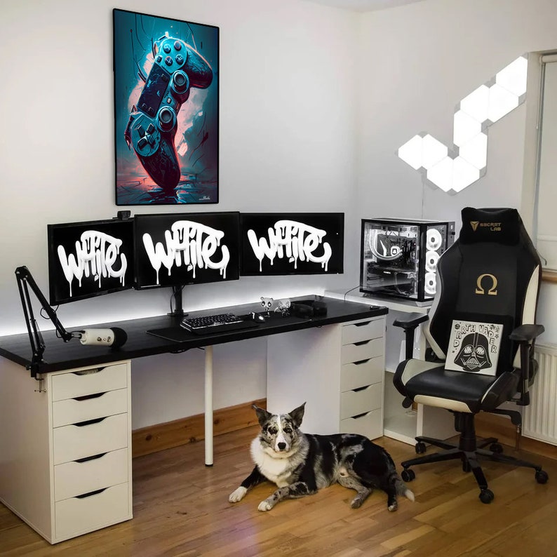 Gaming Console Poster, Printable Video Game Wall Art, Digital Video ...