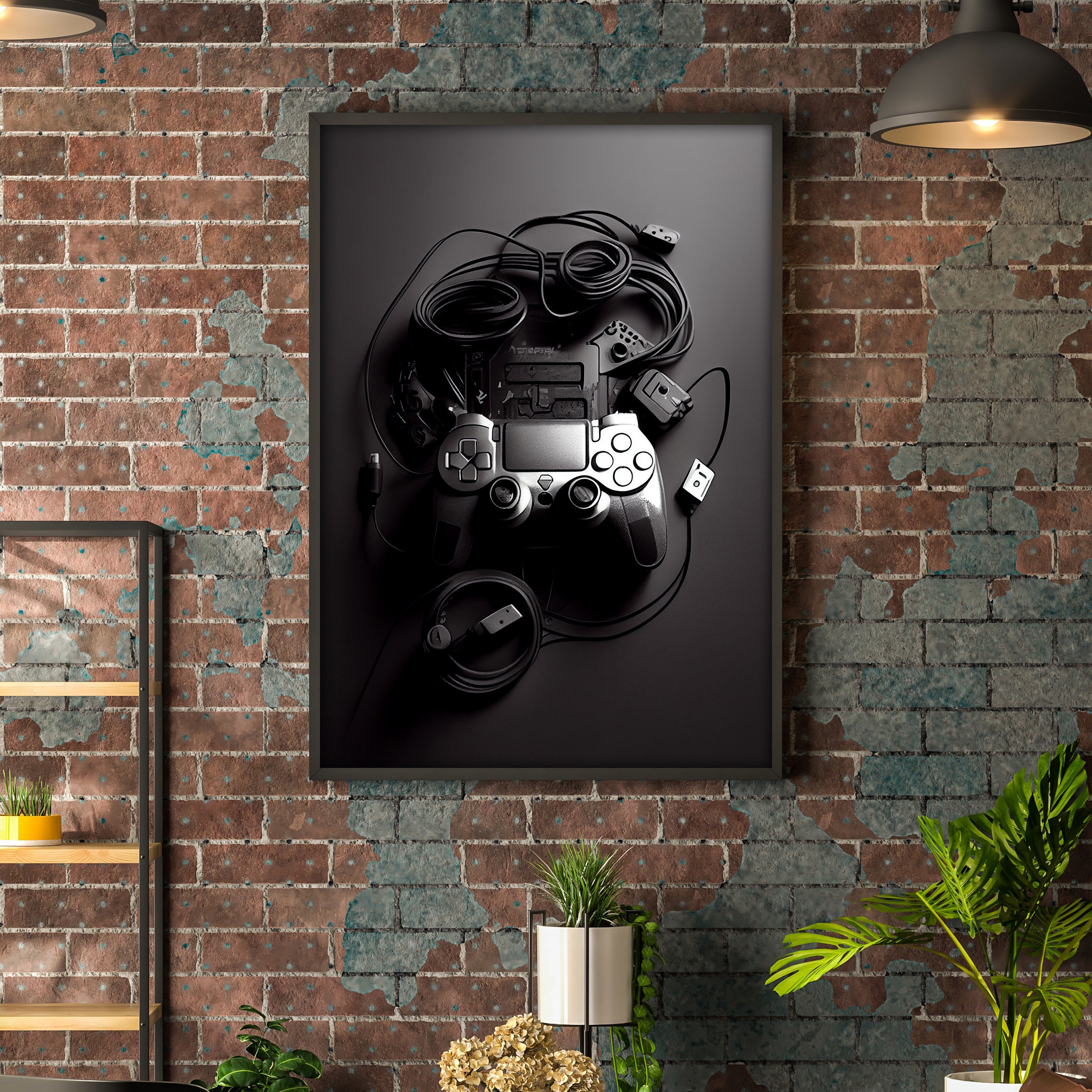 Cool Gaming Console Poster, Printable Video Game Wall Art, Digital ...