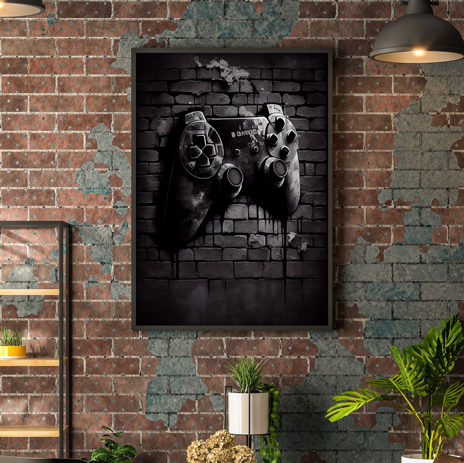 Cool Gaming Console Poster, Printable Video Game Wall Art, Digital ...