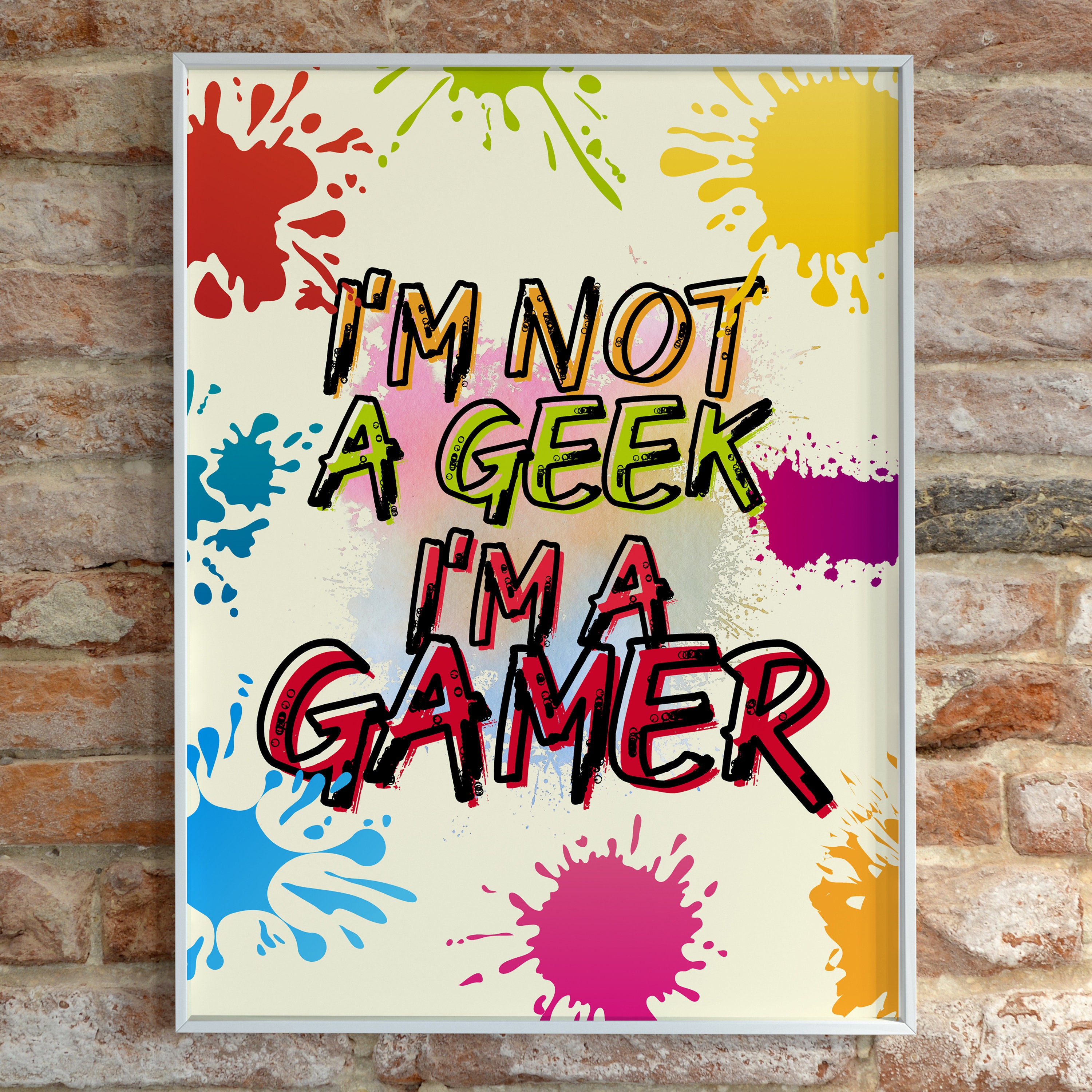 Set of 3 Gaming Wall Posters, Digital Print Wall Art, Printable Game ...