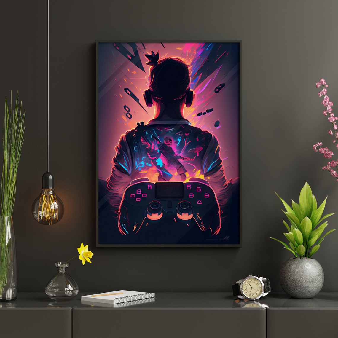 Cool Gaming Posters, Video Game Print, Printable Gaming Wall Art, Gamer ...