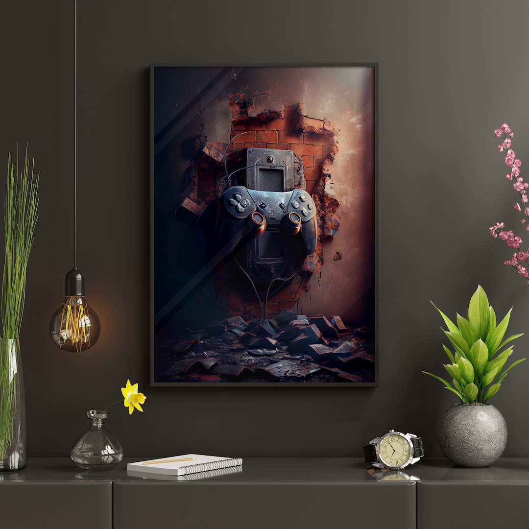 Cool Gaming Posters, Video Game Print, Printable Gaming Wall Art, Gamer ...