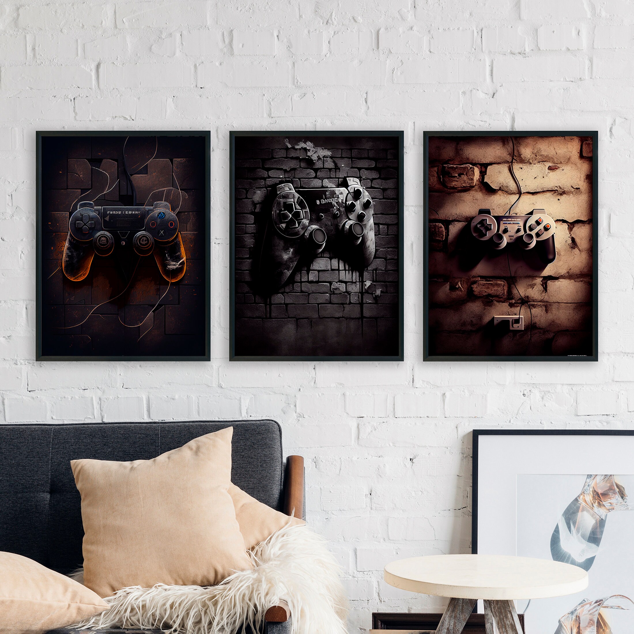 Set of 9 Cool Gaming Posters, Video Game Print, Printable Gaming Wall ...