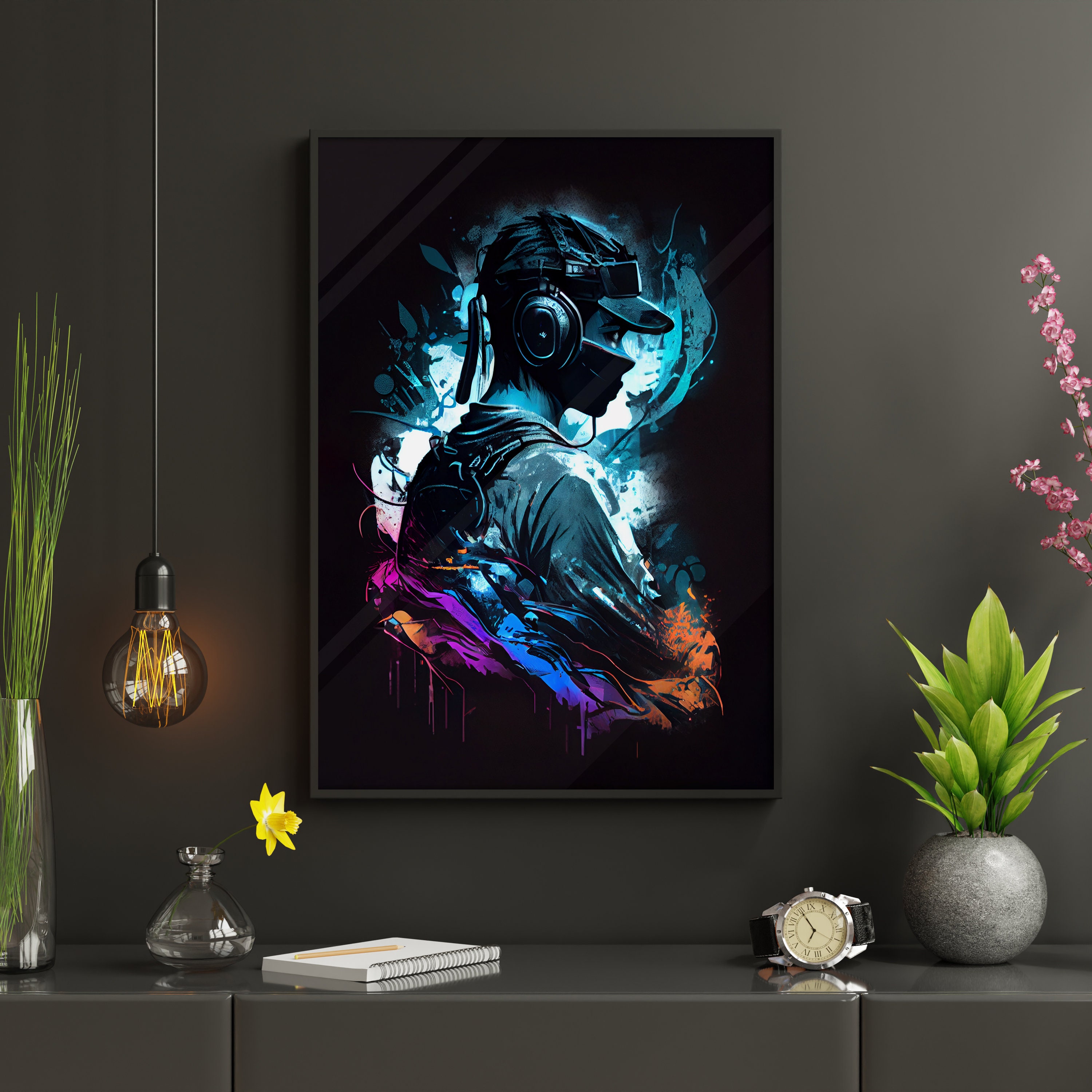 Set of 9 Cool Gaming Posters, Video Game Print, Printable Gaming Wall ...