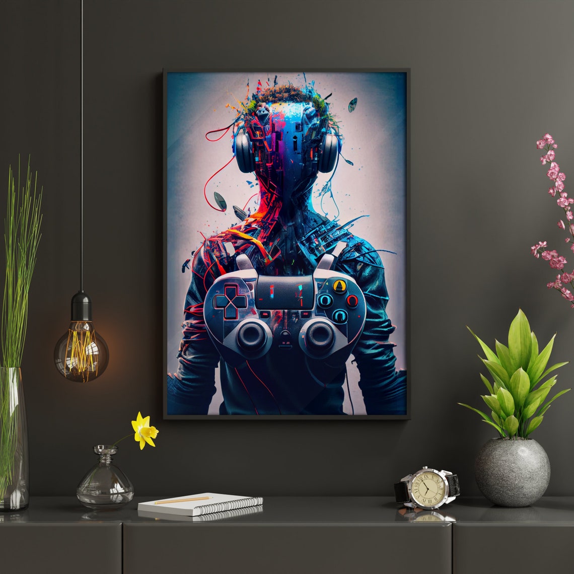 Game Room Poster, Printable Video Game Wall Art, Gaming Room Decor ...