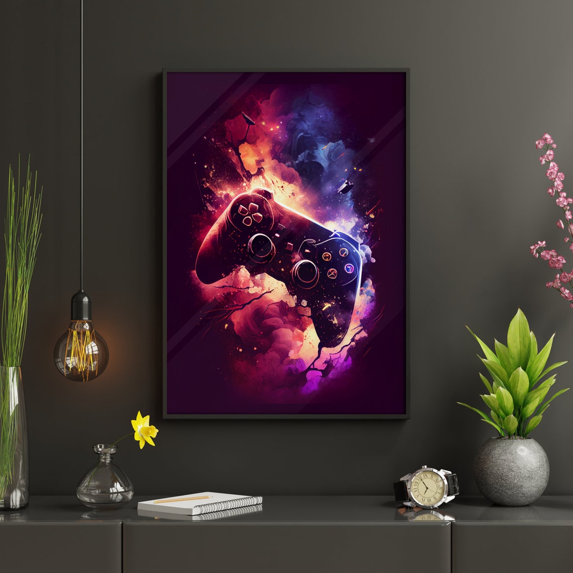 Cool Gaming Poster, Printable Video Game Wall Art, Digital Video Game ...